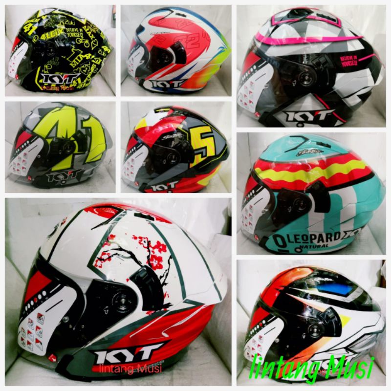 Jual HELM KYT NFJ MOTIF | Shopee Indonesia