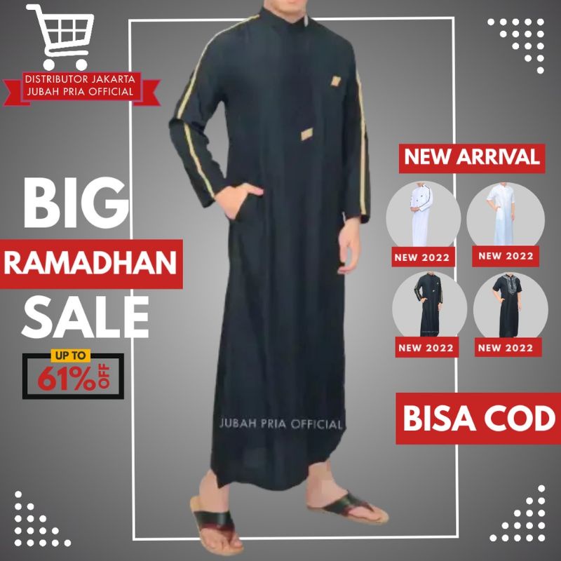 Jual Jubah Pria Gamis Pria Dewasa Putih Polos Laki Laki Dewasa Muslim Pria Indonesia|Shopee ...