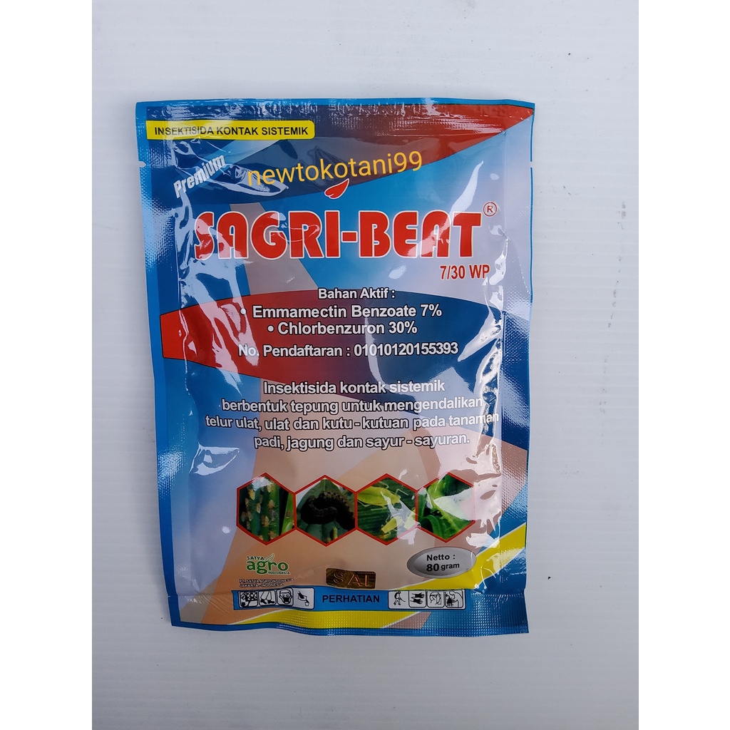 Jual Insektisida SAGRIBEAT 80 gram sagri beat emamektin benzoat basmi ...