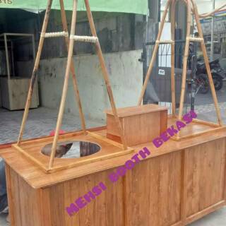 Jual Gerobak soto pikulan traditional / Gerobak kayu | Shopee Indonesia