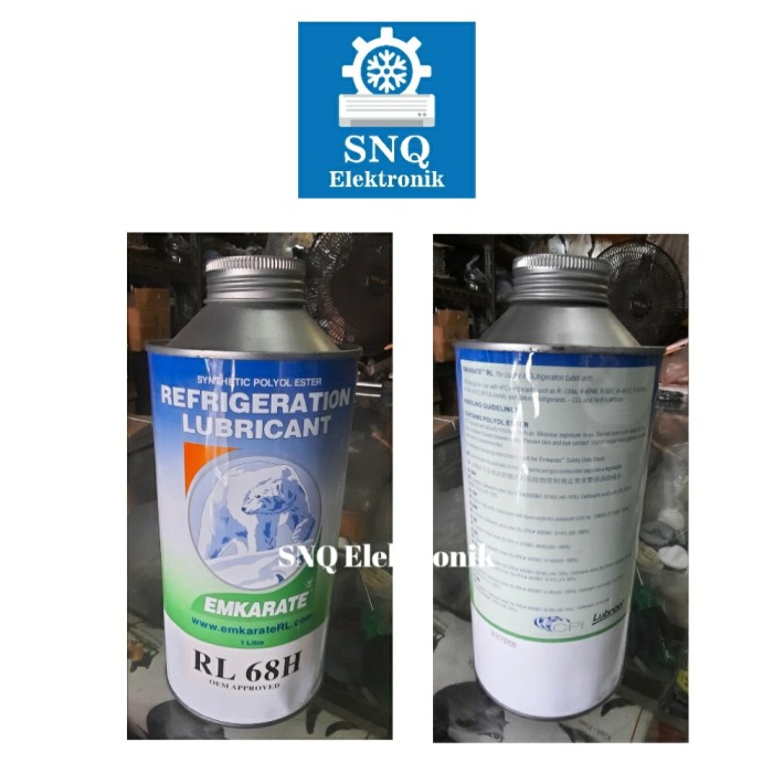 Jual Oli EMKARATE RL68H / oli ac mobil dan kulkas dengan freon R134a ...