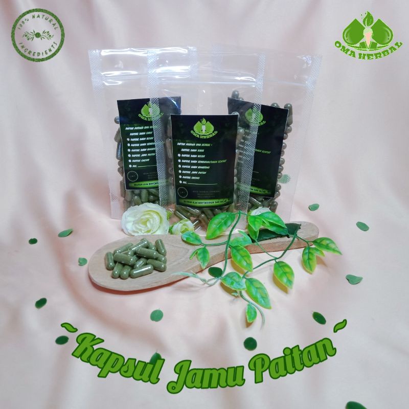 Jual Oma Herbal Kapsul Jamu Pahitan / paitan original tanpa bahan kimia ...