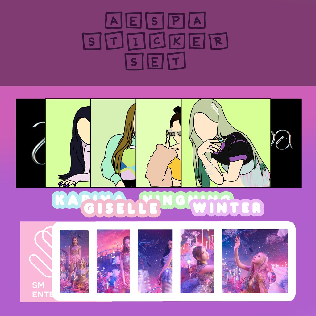 Jual AESPA STICKER SET Indonesia|Shopee Indonesia