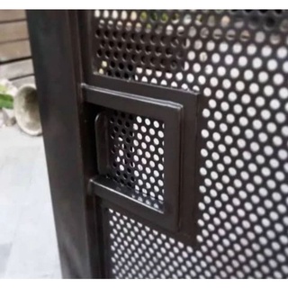 Jual pagar besi industrialis plat perforated. | Shopee Indonesia