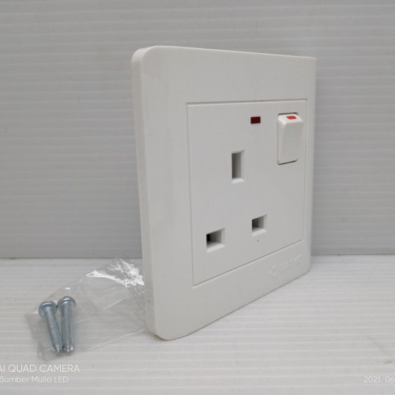 Jual MASKO IB STOP KONTAK AC + SAKLAR V-353 V 353 VIOLA MODEL CLIPSAL ...