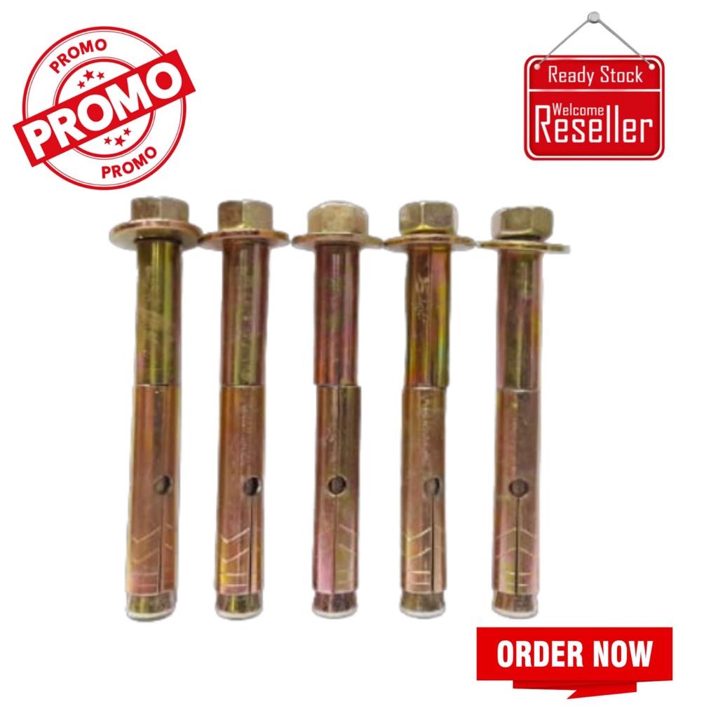 Jual Baut Dynabolt 08x40 8mm ( 3114 ) Baut Beton Dinabolt M8 4cm ...