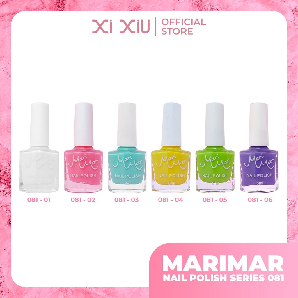 Jual MARIMAR NAIL POLISH PASTEL SERIES KODE : 081 | Shopee Indonesia