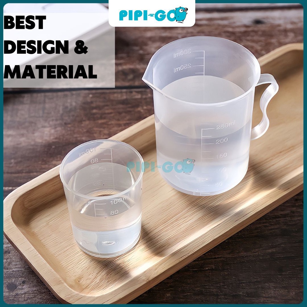 Jual PPG - Measuring Cup 300ml Gelas Ukur Plastik Gelas Takar Bening ...