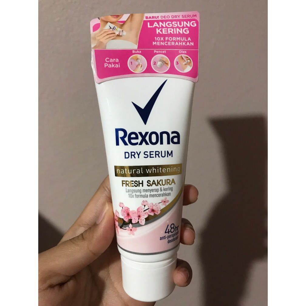 Jual Rexona Fresh Sakura Dry Serum Deodorant - Anti Bakteri 50mL ...