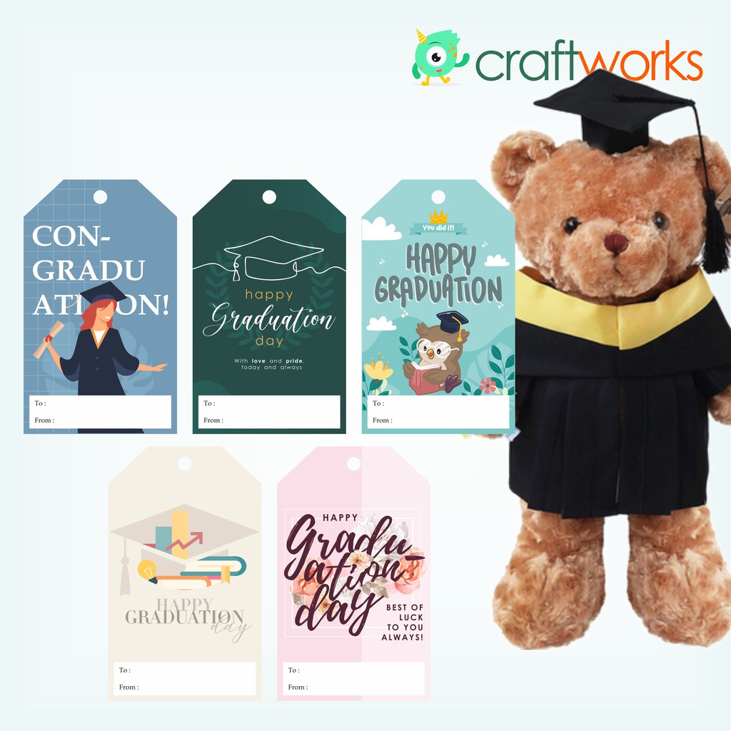 Jual HANG TAG UCAPAN KELULUSAN / GRADUATION / CONGRADUATION GREETING ...