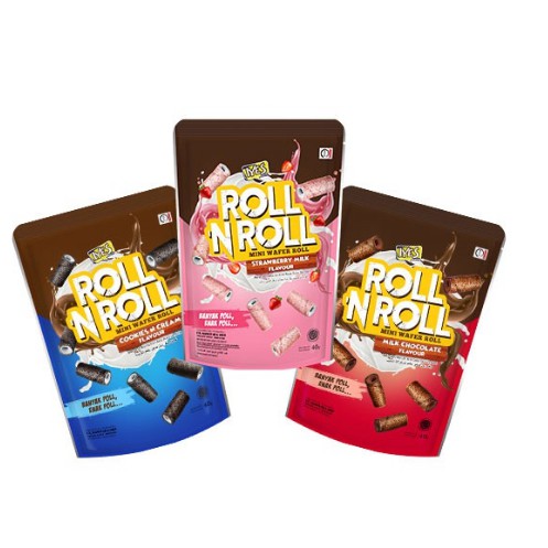Jual WAFER ROLL N' ROLL 40GRAM / IYES roll N' ROLL 40gr x10 pcs ...