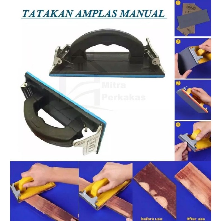 Jual Pad Holder Amplas Pegangan Untuk Amplas Tatakan Amplas Manual ...