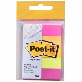 Jual Kertas Post It Page Marker Sticky Notes Isi 5x50 Lembar Ukuran ...