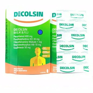 Jual Decolsin Obat Batuk & Flu Tablet | Shopee Indonesia
