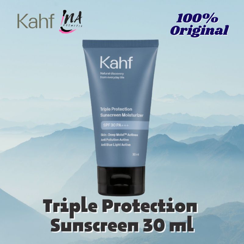 Jual Kahf Triple Protection Sunscreen Moisturizer 30 ml | Shopee Indonesia