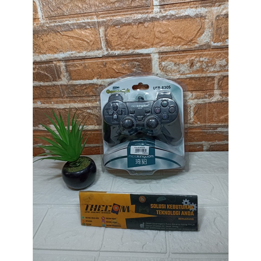 Jual Stick Stik PS USB Gamepad Single Micro KINGDOM USB-83OD Analog ...