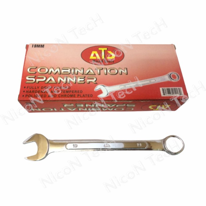 Jual Kunci Ringpas - Kunci Ring Pas - Combination Spanner ATS 12 mm | Shopee Indonesia