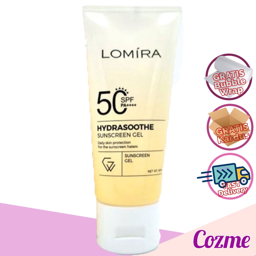 Jual LOMIRA Hydrasoothe Sunscreen Gel SPF 50 PA++++ | Shopee Indonesia
