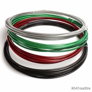 Jual Tali Kawat Baja Kabel Sling Seling STAINLESS STEEL WIRE ROPE 2 mm + pvc | Shopee Indonesia