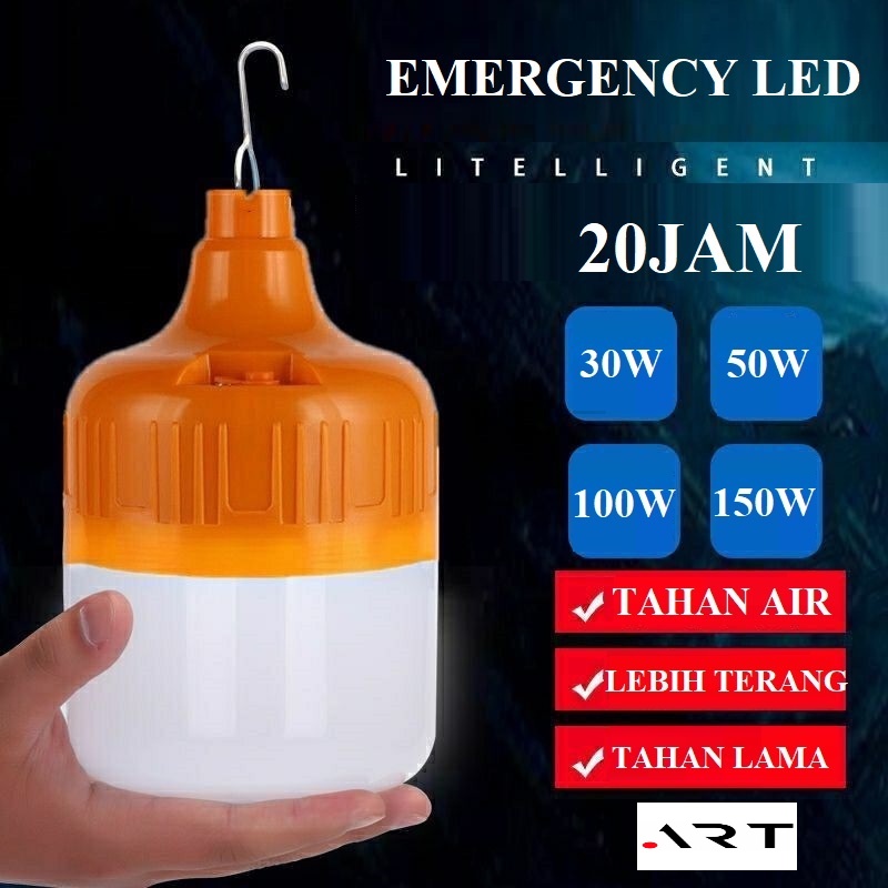 Jual Lampu Emergency Bulb LED 30W 50W 100W 150W / Lampu Indoor Outdoor ...