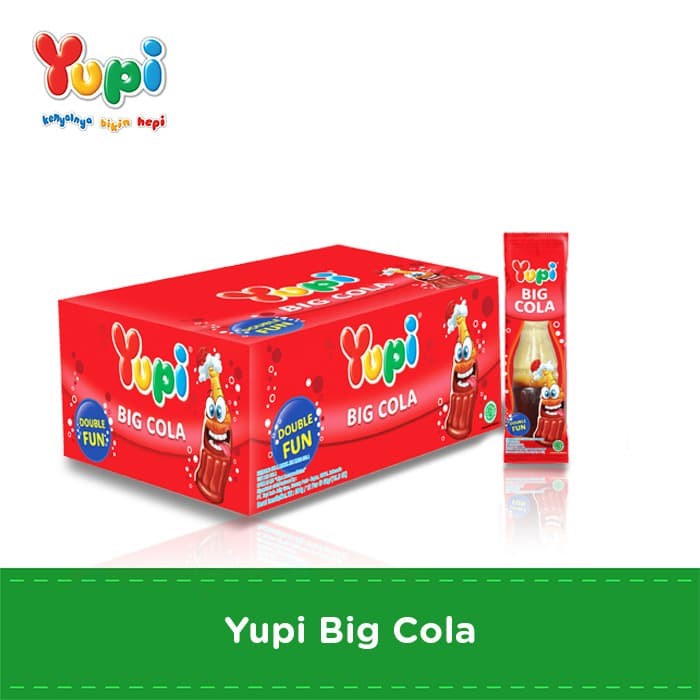 Jual YUPI BIG COLA FUN BOX ISI 12 PCS | Shopee Indonesia