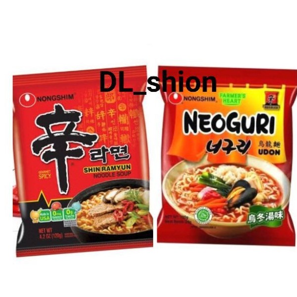 Jual Nongshim Shin Ramyeon Ramyun Ramen Mie Instan / Mie Neoguri / Mie ...