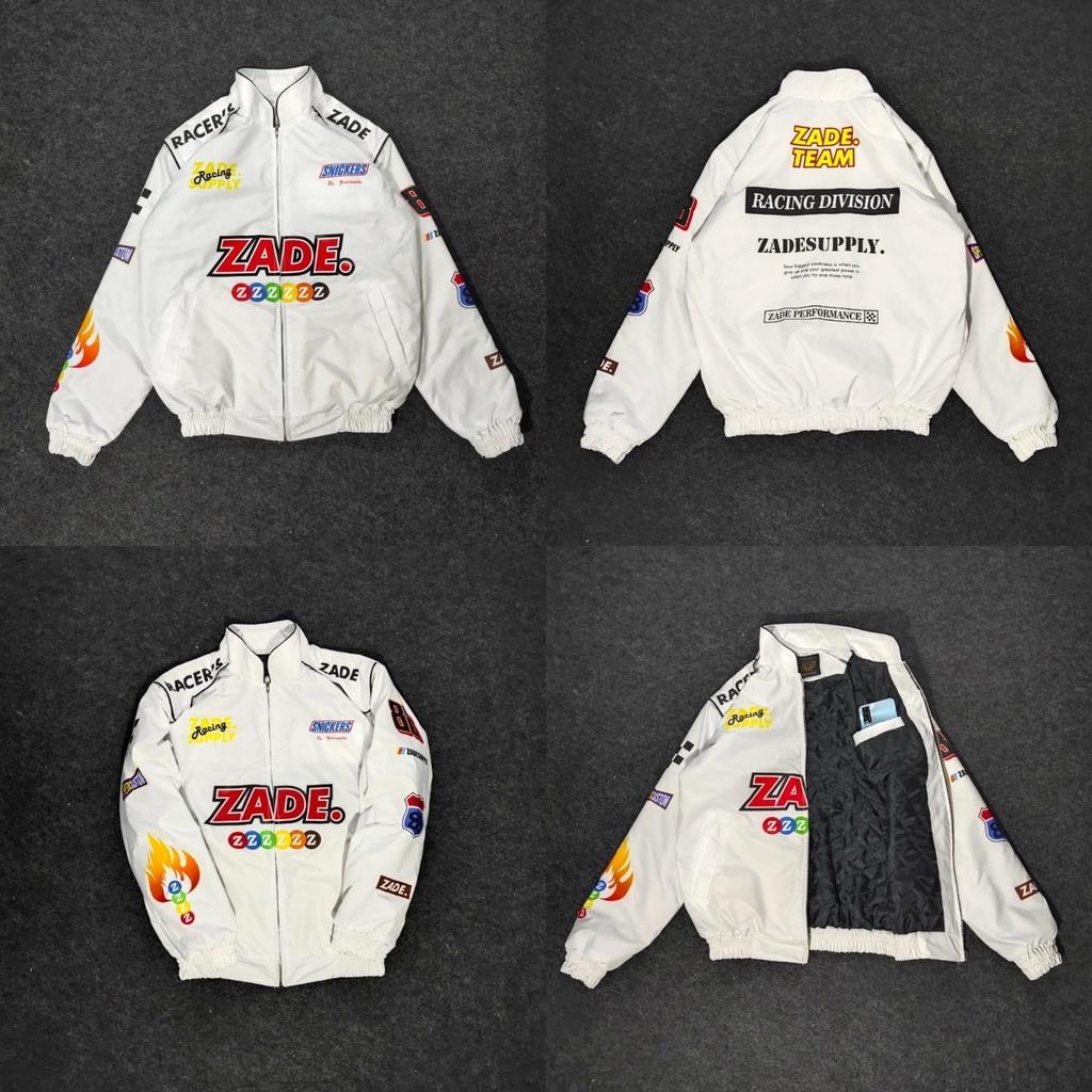 Jual Nascar Jacket Racing Jaket Varsity Pria Wanita Original ZADE SUPPLY/Jaket Motor Indonesia ...