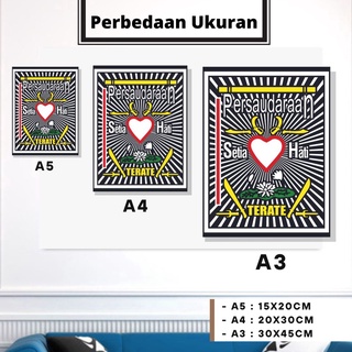 Jual POSTER KAYU PSHT SH TIPE 2 Ukuran A4 / A5 Desain 2-16 Sampai 2-25 ...