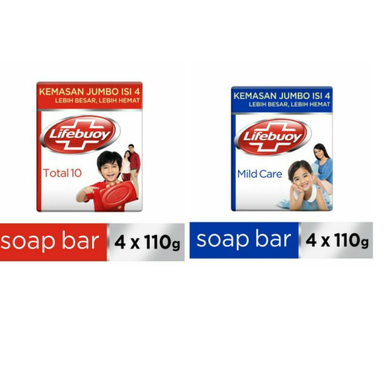 Jual LIFEBUOY BATANG 110 g x 4 ALL VARIANT | Shopee Indonesia