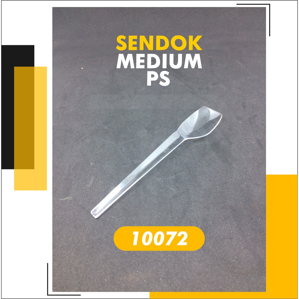 Jual Sendok Makan Plastik SUAPI Medium Transparan Bening isi @25 pcs ...
