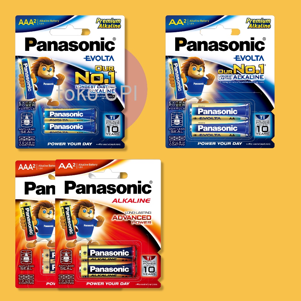 Jual Baterai Panasonic Evolta Premium Alkaline Size AA | AAA Battery | Shopee Indonesia