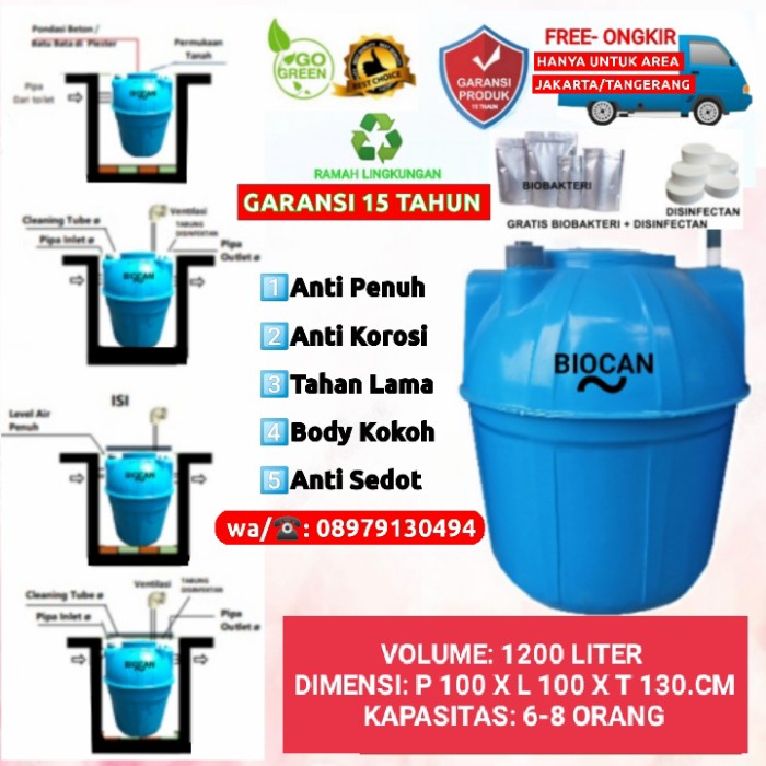 Jual Septic Tank Biotech Biotank Biofil Sepiteng Biotaff | Shopee Indonesia