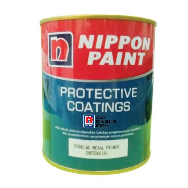 Jual NIPPON PAINT BODELAC METAL PRIMER / MENI BESI MERAH 1KG | Shopee Indonesia