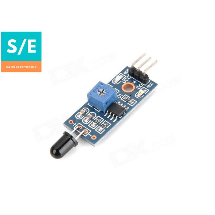 Jual IR Infrared Flame Detection Fire Detector Sensor Api module ...