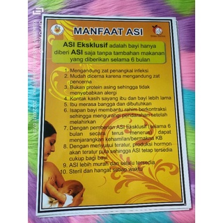 Jual Poster Manfaat Asi dan Inisiasi Menyusui Dini dan Asi Ekslusif ...