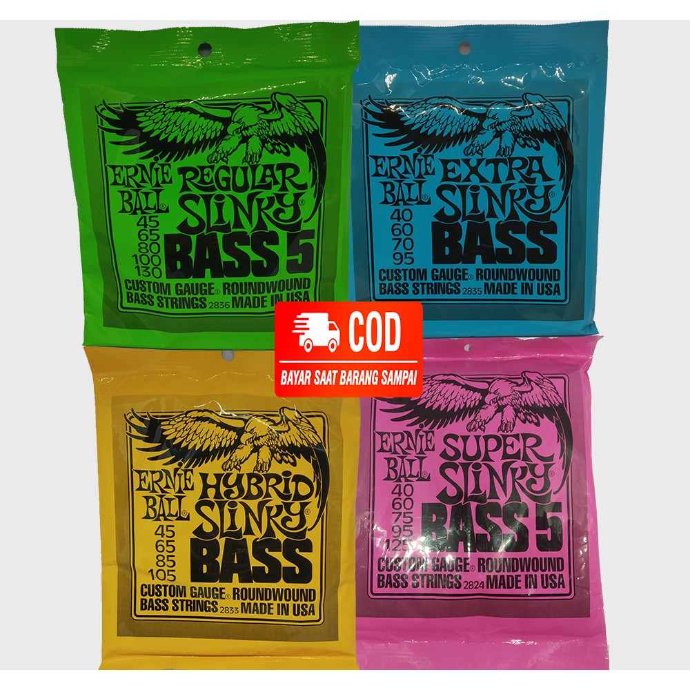 Jual Senar bass 4 & 5 ernieball Indonesia|Shopee Indonesia