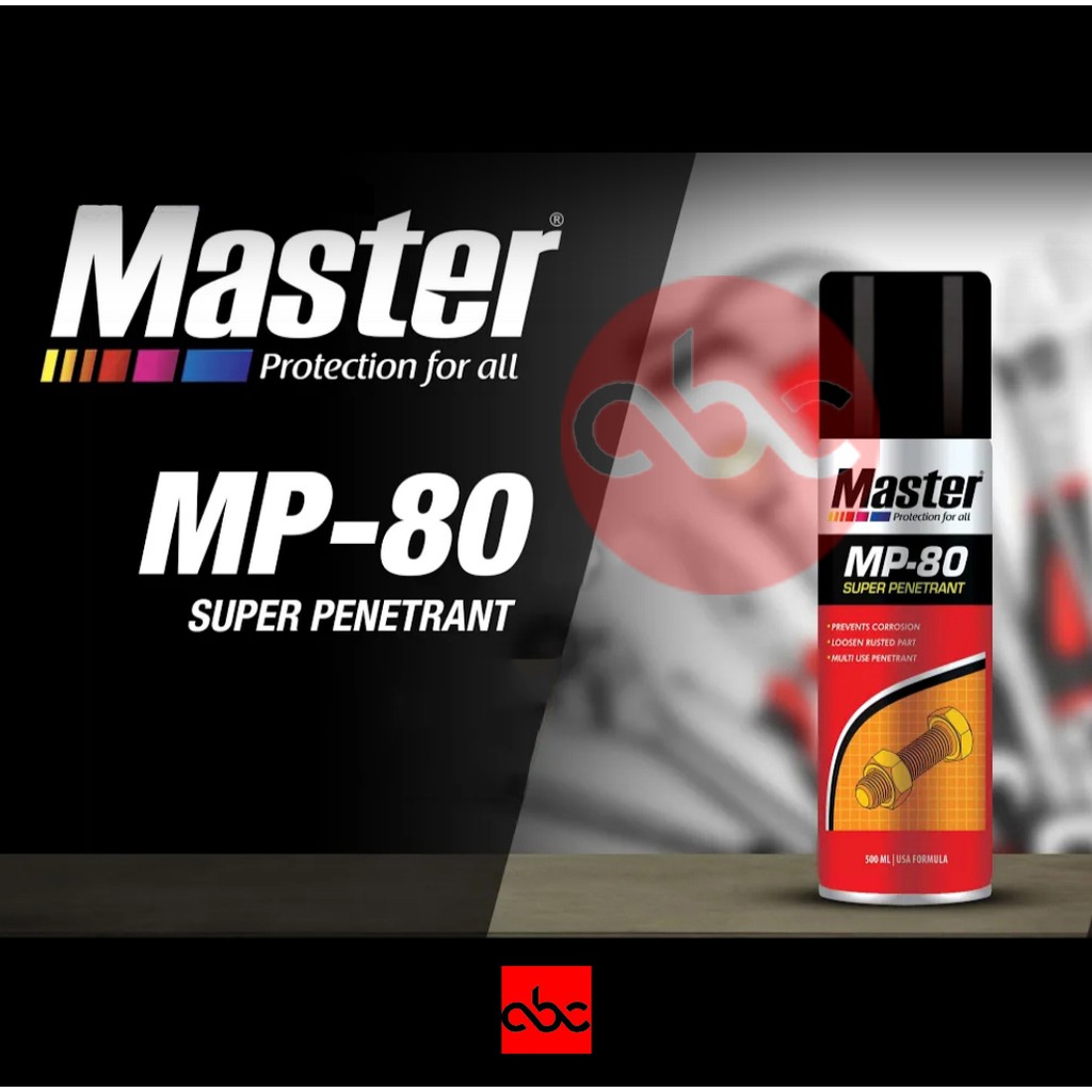 Jual Master MP80 Super Penetrant Anti Karat Anti Rust Indonesia|Shopee ...