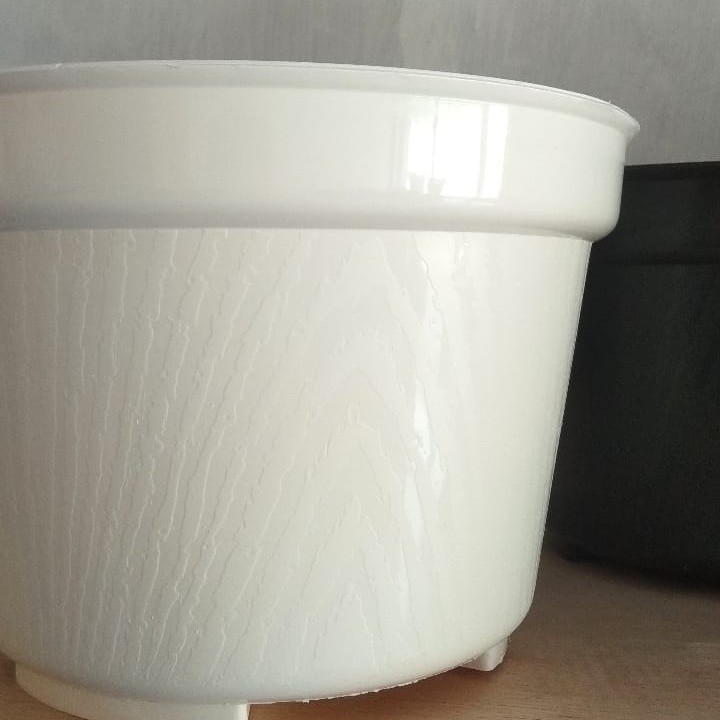 Jual Pot Plastik SA SERAT 30cm Putih - Tanaman Hias Grosir Murah POT 30 ...