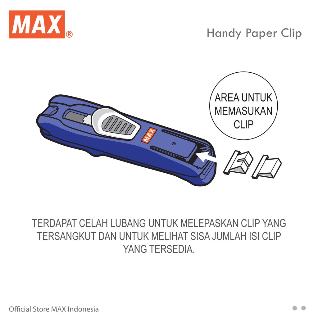 MAX Dual Clip - HK-55D | Shopee Indonesia