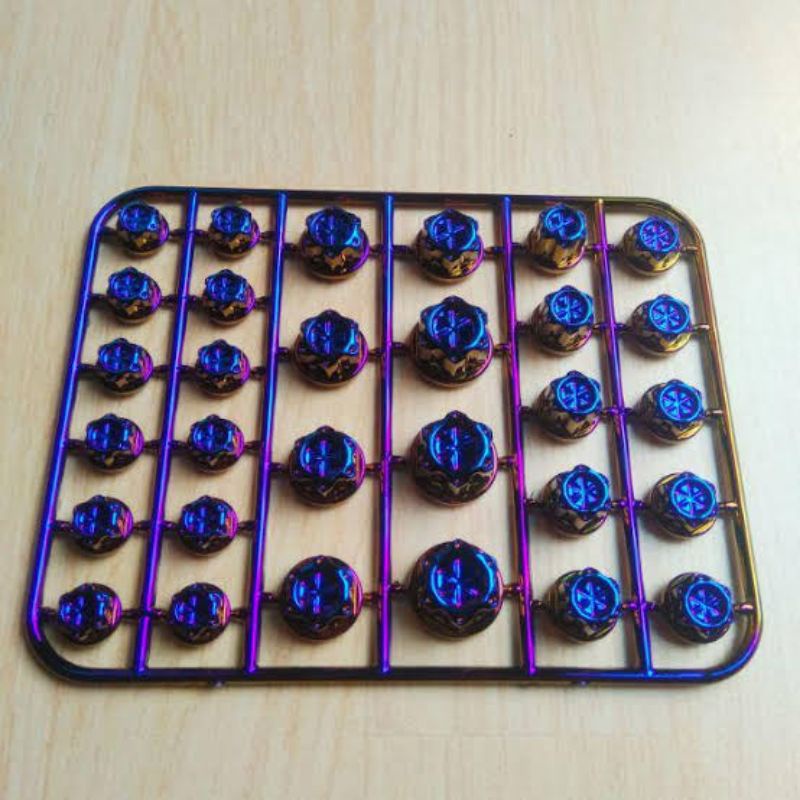 Jual cover baut tutup baut probolt variasi 1shet sesuai foto | Shopee ...