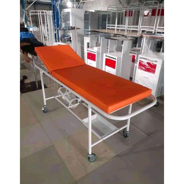Jual brangkar dorong komplet besi / brangkar ambulance | Shopee Indonesia