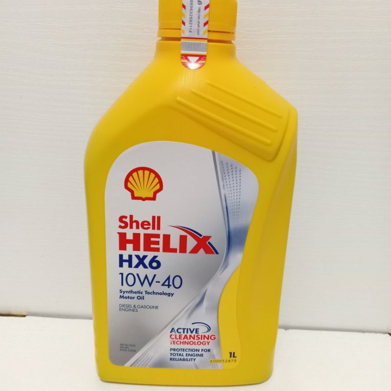 Jual OLI SHELL HELIX HX6 10W-40 1L DIESEL & GASOLINE ENGINES | Shopee ...