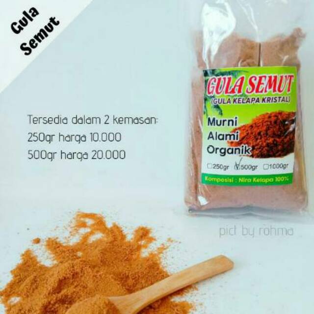 Gula Semut / Pengganti Gula Sehat / Gula Kelapa Kristal | Shopee Indonesia