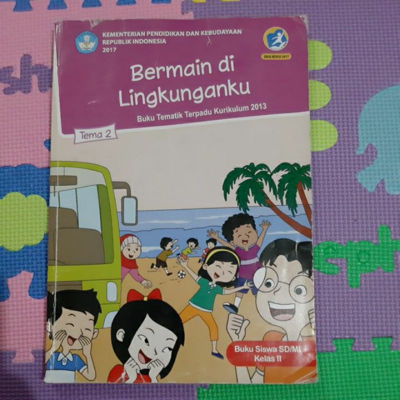 Jual Buku Bermain di Lingkunganku Tema 2 kelas 2 SD | Shopee Indonesia