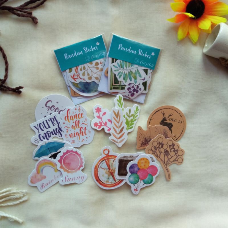 Jual Random Sticker / Sticker Aesthetic / Estetik Stiker / Tumblr ...