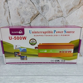 Jual Power Inverter 500 watt Sunpro U-500 / Power Sunpro Inventer DC To ...