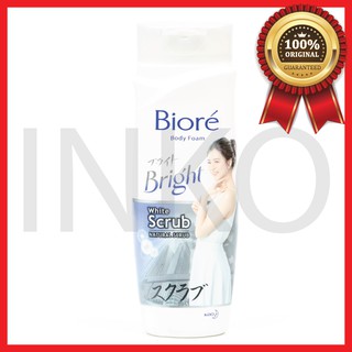 Jual BIORE BODY FOAM BRIGHT WHITE SCRUB NATURAL SCRUB BOTOL 220ML ...