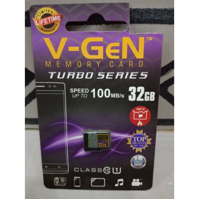 Jual Memori Card MicroSD V-gen 32GB class10 Turbo | Shopee Indonesia