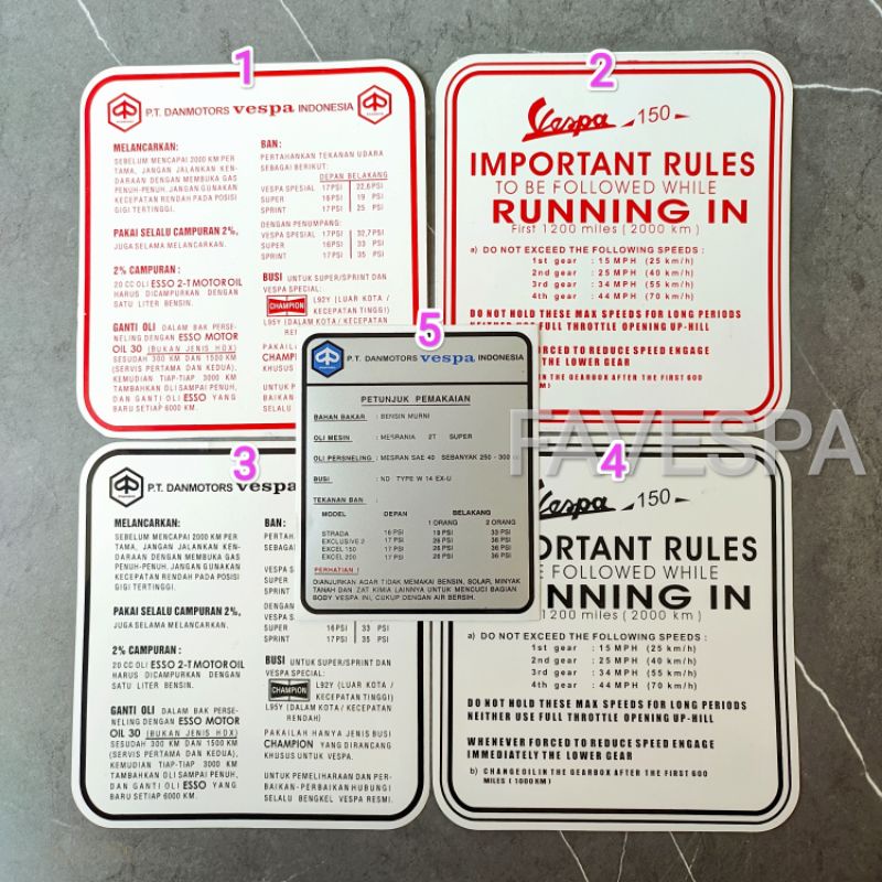 Jual STIKER RUNNING IN VESPA MODEL DANMOTOR SUPER SPRINT PTS PX EXCEL ... Jual STIKER RUNNING IN VESPA MODEL DANMOTOR SUPER SPRINT PTS PX EXCEL ...
