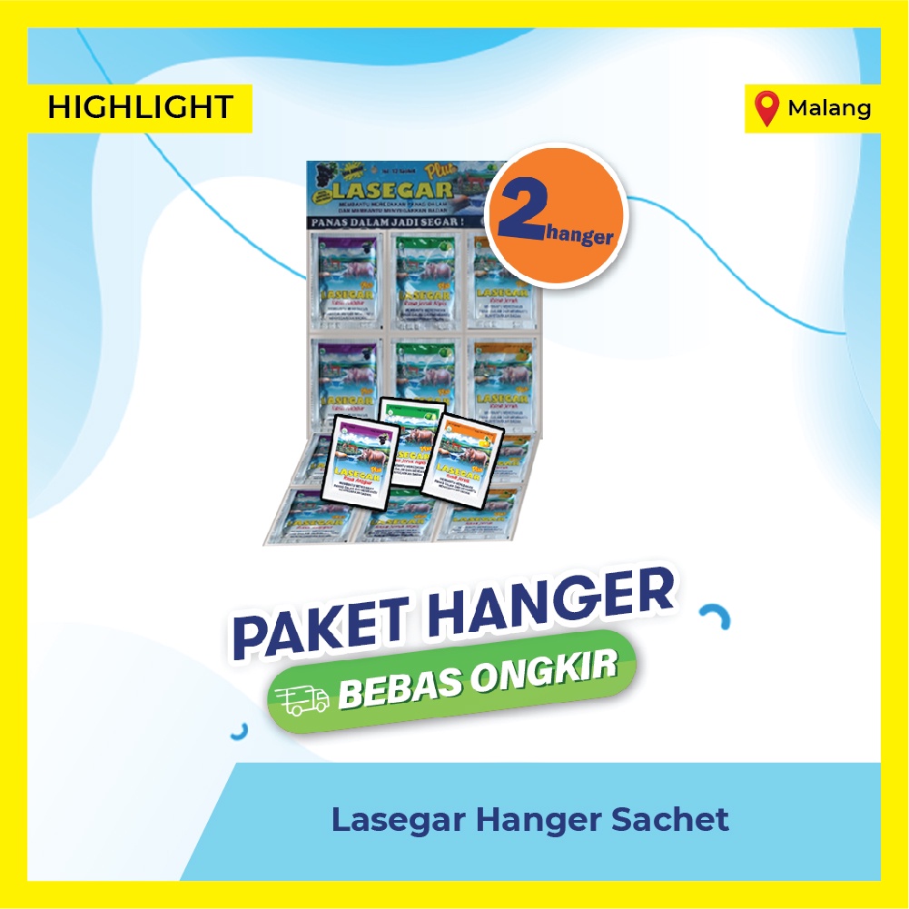 Jual Lasegar Plus Paket 2 Hanger isi 24sachet Mix Rasa - Malang ...